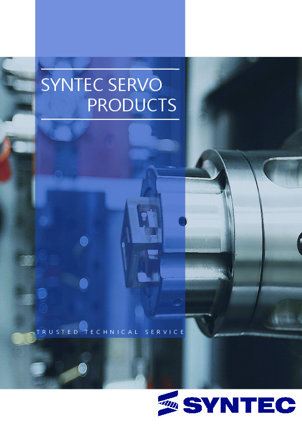SYNTEC Robot Controller Catalog 資料ダウンロード/Syntec Technology (Thailand ...