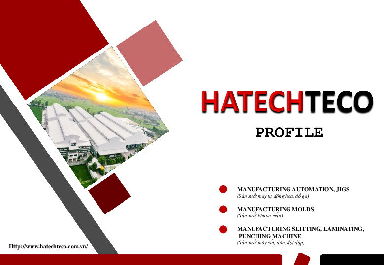 HATECH - COMPANY PROFILE 資料ダウンロード/HATECH TECHNOLOGY AND EQUIPMENT JOINT ...