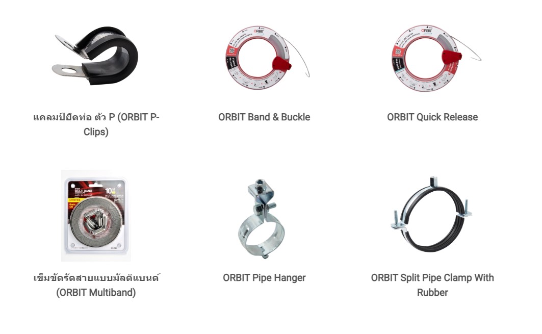 パイプクランプ タイ - Orbit Fastener Company Limited